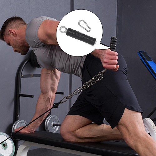 Durable Cable Handles Pull up Cable Machine Attachment Triceps Strength ...