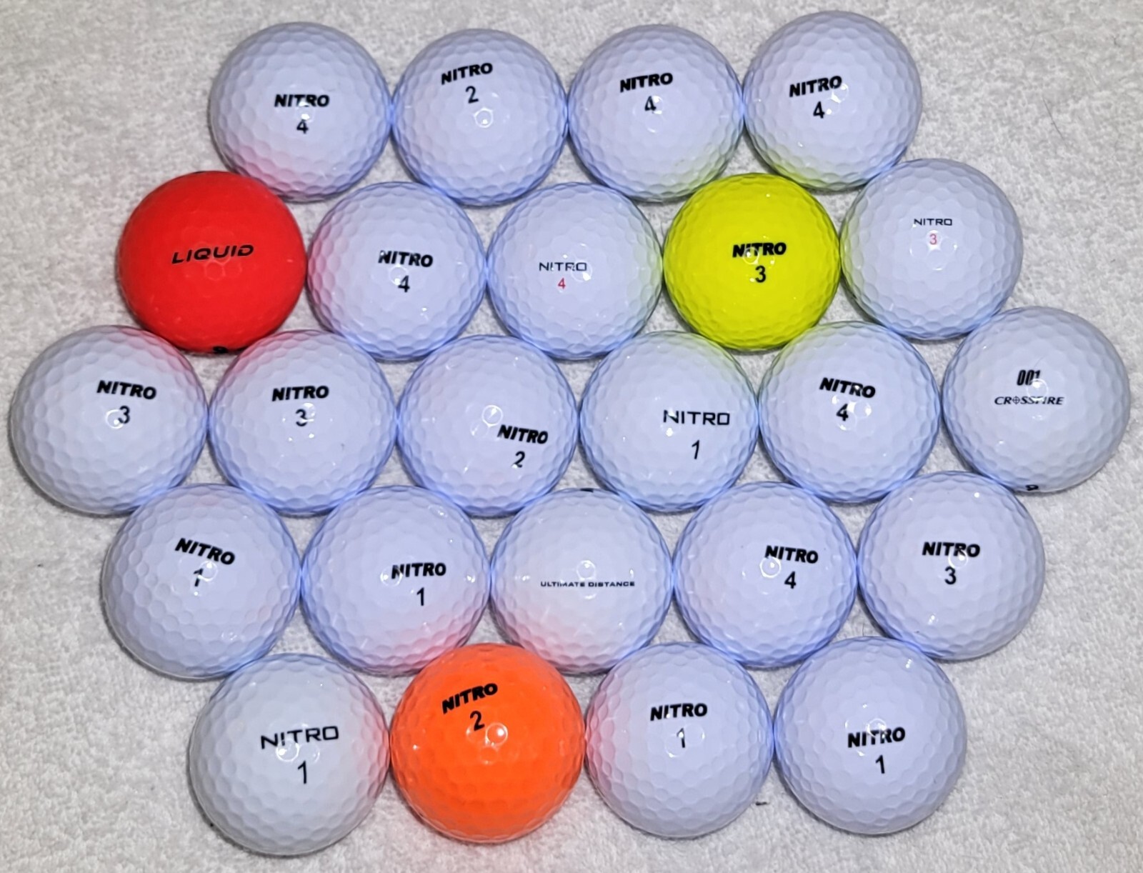 24 NITRO MINT Ultimate, Distance, Pulsar MIX Golf Balls AAAAA FREE ...