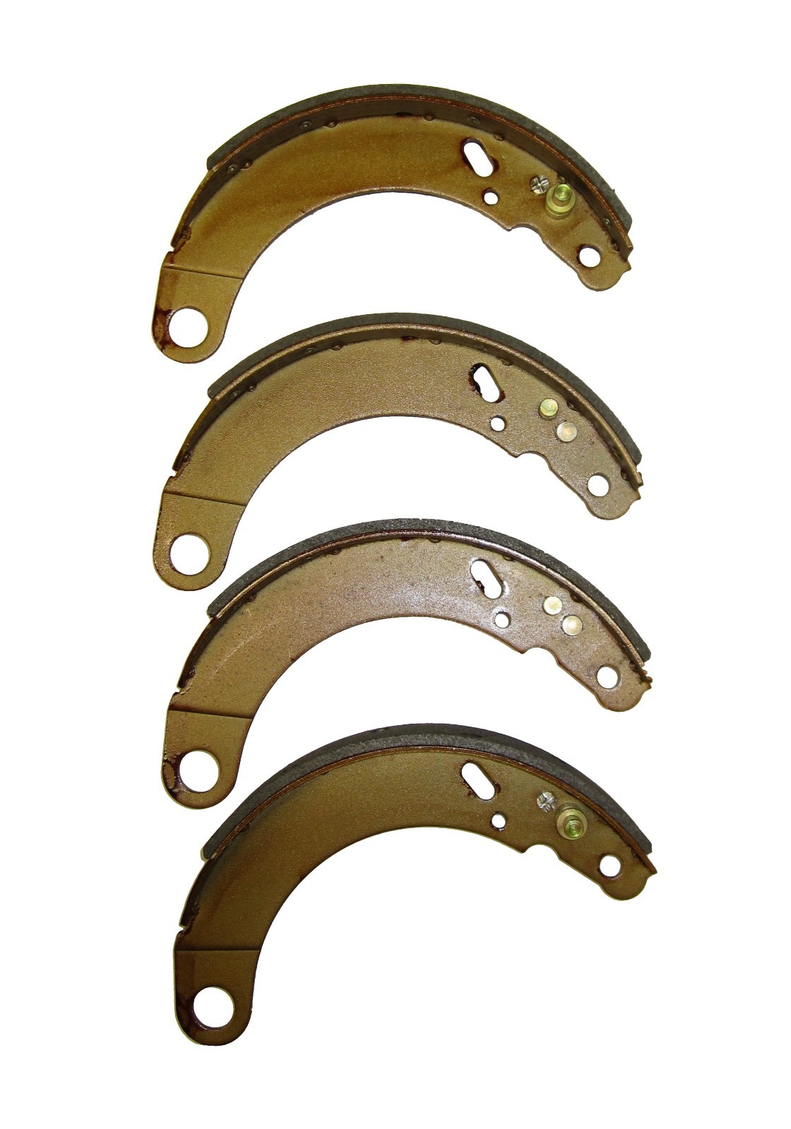 Brand New Brake Shoe Set for MG TC Brake Shoes fits Front or Rear Axle ...