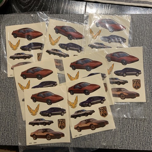 Lot (16) 1984 Pontiac Car Stickers - Turbo - Opened | eBay