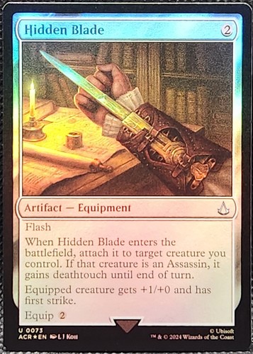 Hidden Blade U0073 Magic the Gathering: Assassin's Creed Foil *Buy 2 ...