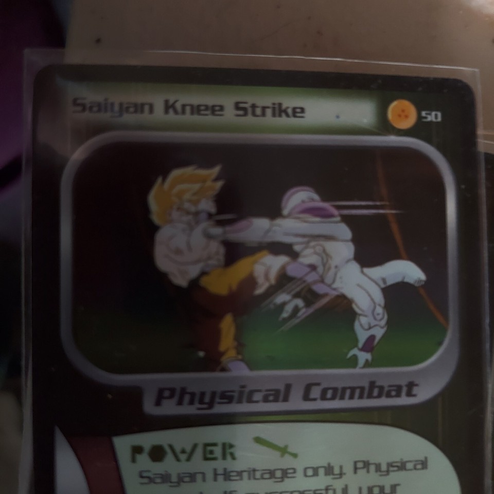 Dragonball Ball Z FOIL Saiyan Knee Strike 50 CCG Limited Frieza Saga ...