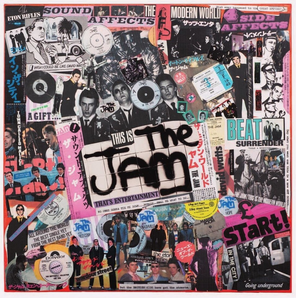 PAUL WELLER BRUCE FOXTON RICK BUCKLER THE JAM SIGNED MONTAGE | eBay UK