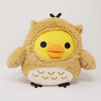 Medium Kiiroitori Owl Plush - Happy Natural Time - San-X Originals ...