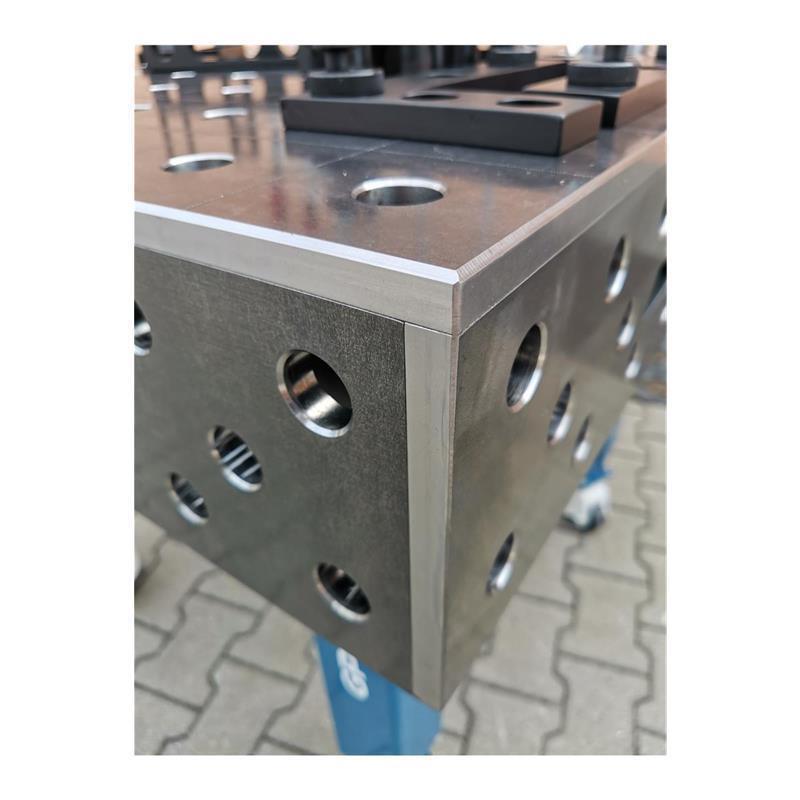 Schweißtisch optional mit Rollen GPPH PRO 28 mm Lochsystem, 15 mm ...