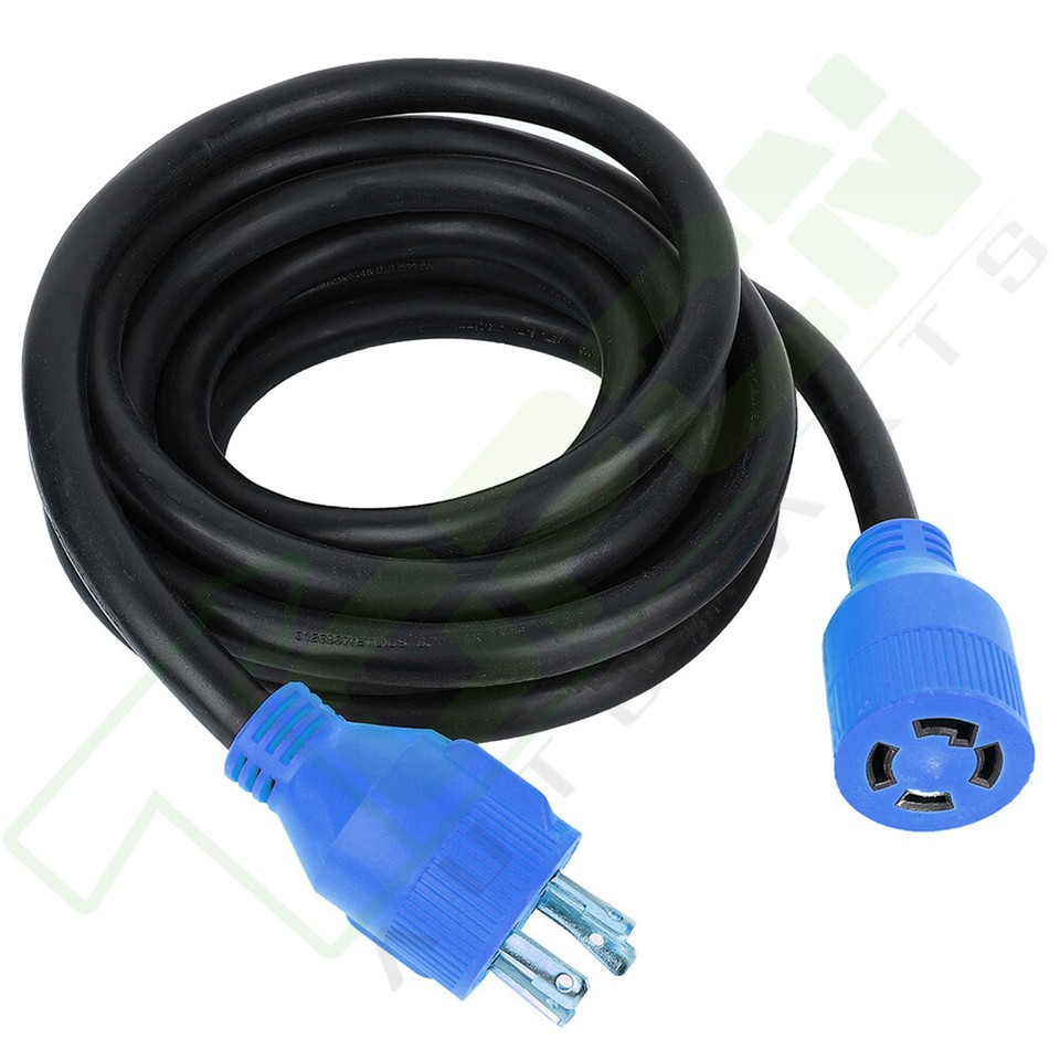 15 Ft 4 Prong Power Cable 10 4 30 Amp Adapter Plug Generator Extension ...