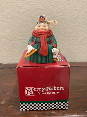 Department 56 MERRY MAKERS Stuart the Skater Bell Ornament 93978 | eBay