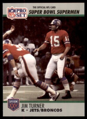 Jim Turner (Broncos/Utah State) - 1990 Pro Set Super Bowl #123 | eBay