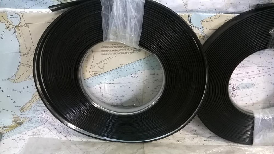 Boaters' Resale Shop of TX 2404 2522.01 RUB RAIL 1" x 100' INSERTS FOR ...