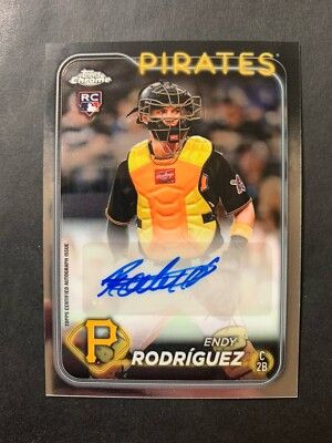 Endy Rodriguez 2024 Topps Chrome Update Rookie Autograph #RA-ER RC | eBay