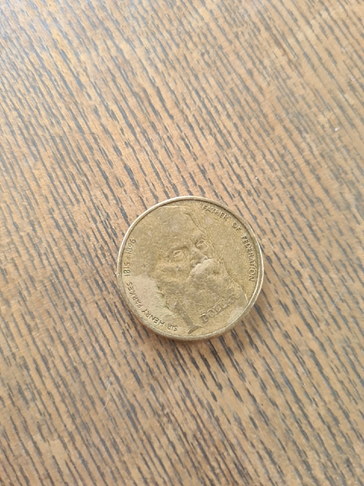 1996 Rare AUSTRALIAN $1 DOLLAR COIN FATHER OF FEDERATION HENRY PARKES ...