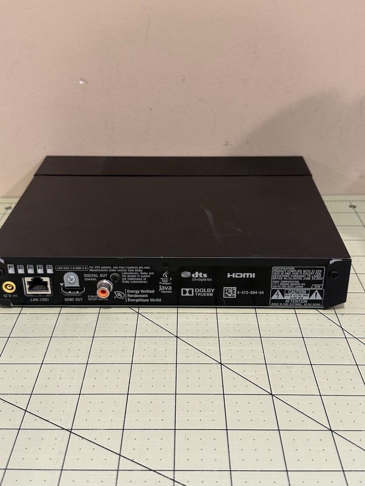 Sony Blu Ray Disc/dvd Player Model Bro-s3700 ( Missing Control) | eBay