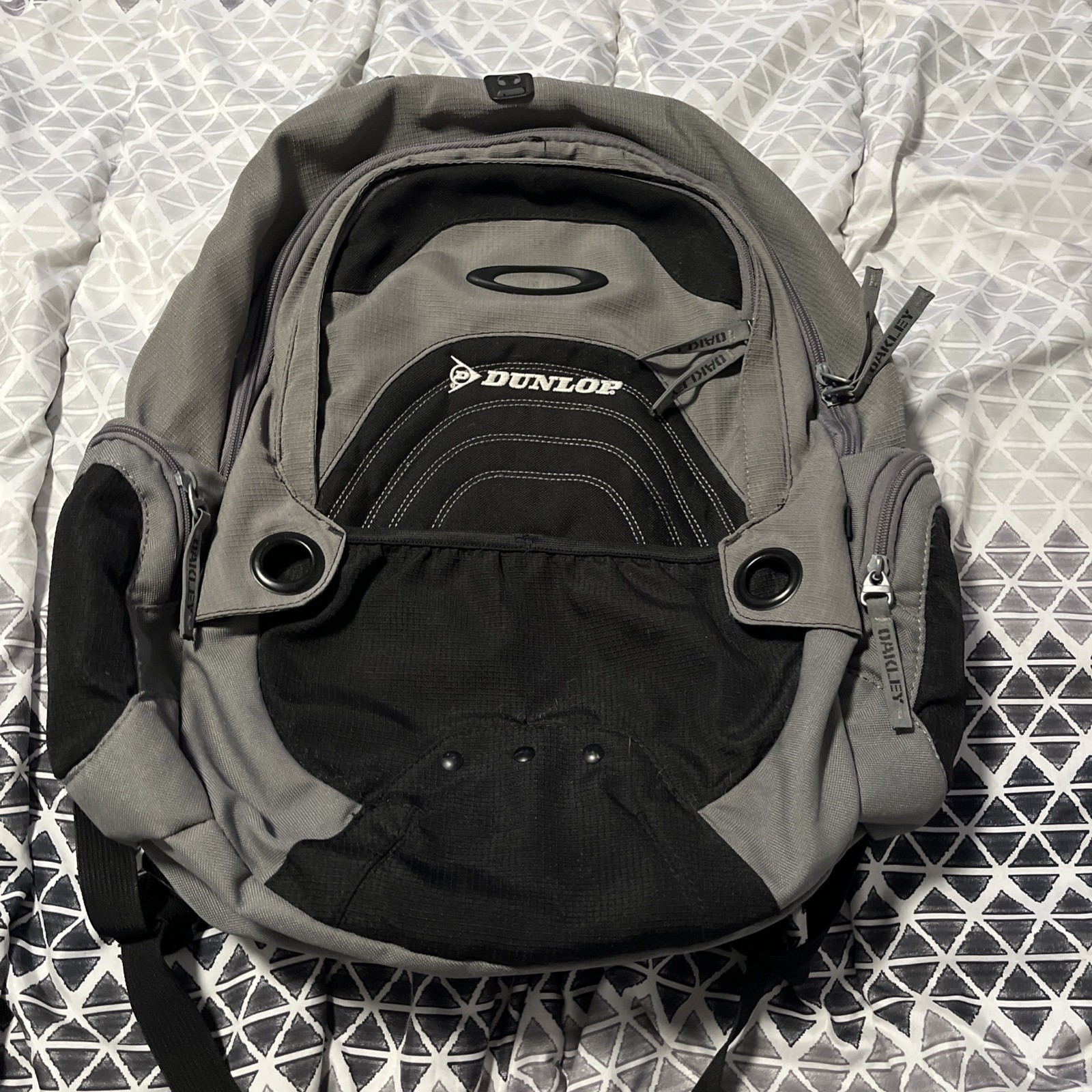 Vintage Oakley Backpack Bag Multiple Pockets Black Gr… - Gem