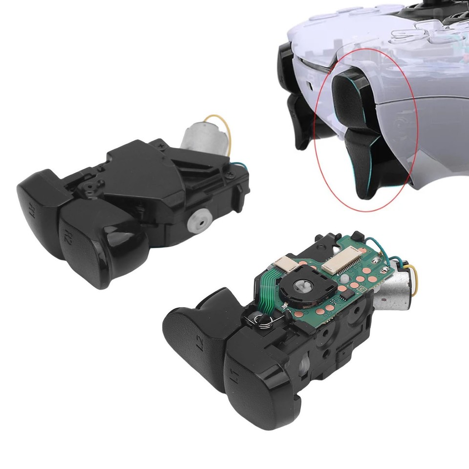 2pcs Game Controller Trigger Module With Vibration Motor L1 L2 R1 R2 ...