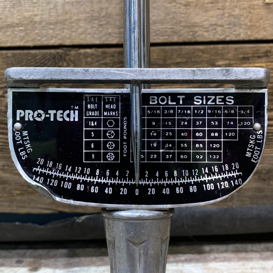Pro-Tech, Beam-Type Torque Wrench, 17" | eBay