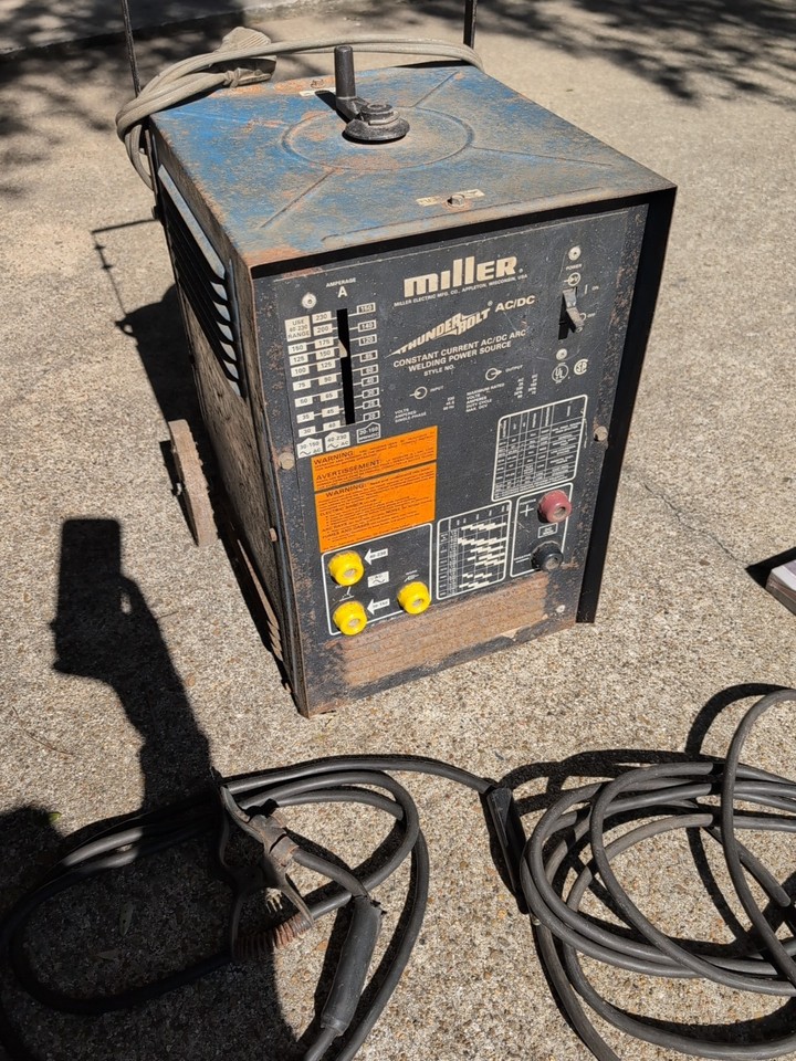 Miller Thunderbolt AC/DC Constant Current Power Source Arc Stick Welder ...