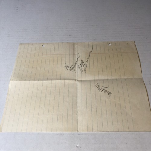 Autographs Of Jack Laurance And Mel Ferrer Signed Autograph Celebrity ...