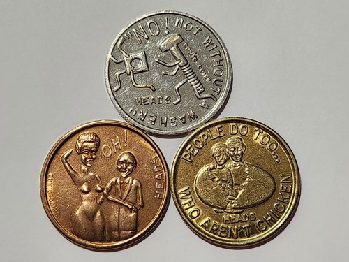 Comic Coin Lot - Heads, Tails 3 Coins | eBay