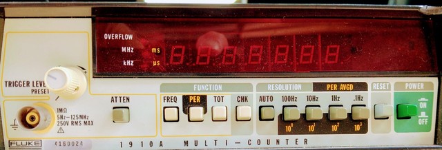 Fluke 1910A Digital Multi-counter 7 DIGIT Readout for sale online | eBay