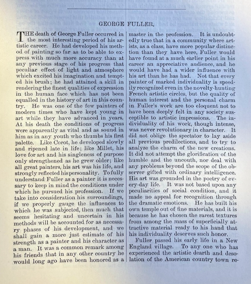1884 Artist George Fuller | eBay UK