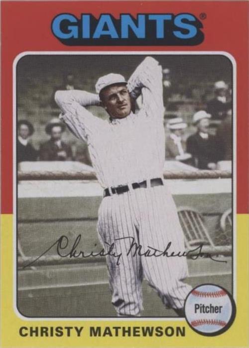 2019 Topps Archives - 1975 Design Christy Mathewson #165 for sale ...