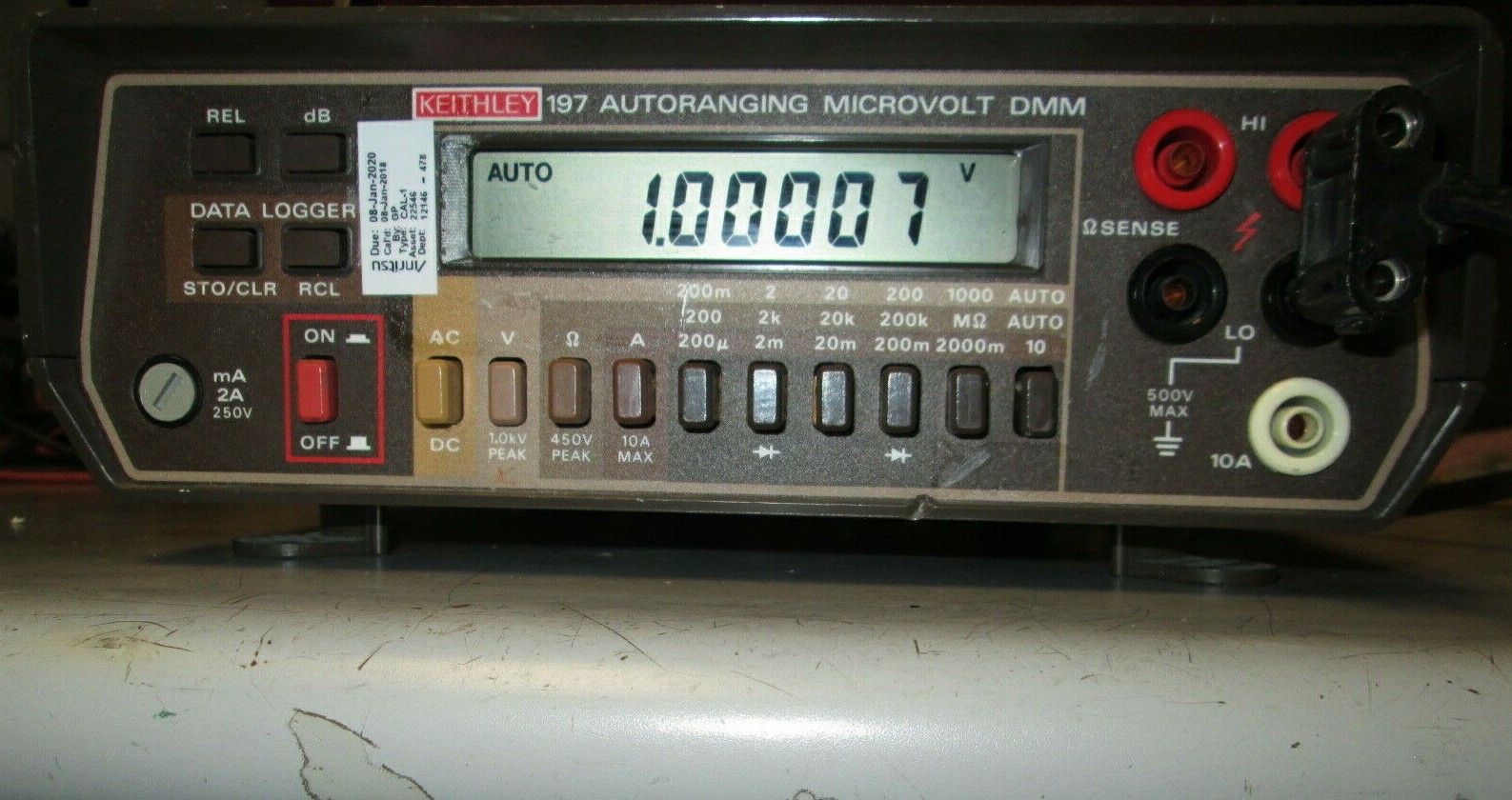 KEITHLEY 197 TESTED! Accurate 1milliOhm Resolution 1uV to 1000V 100kHz ...