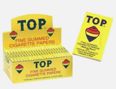 Top Rolling Papers 100 Leaves Pk Buy4@$1.72/Pk Tops *USA SHPD* | eBay