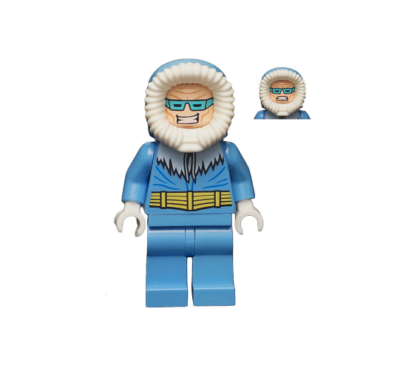 Lego Captain Cold Lego Captain Cold DC Flash Custom Minifigure