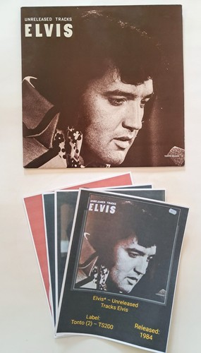 Elvis Presley, RARE, LP. "Unreleased Tracks" (1984) (Holland Import) W ...