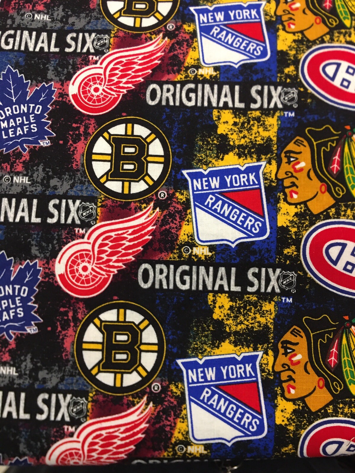 New York Rangers NHL - Cotton Fabric RP 9”x 43” (1/4 Yard) | eBay