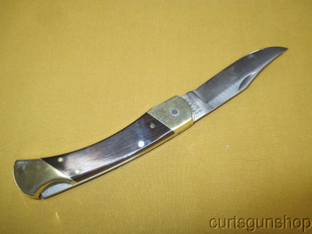 Schrade LB7 Folding Lock Back Knife with Brown Leather Sheath | eBay