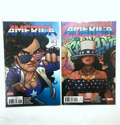 America Chavez Comic Book Lot of 2 | 2017 - 2018 Issues 1 & 2 | FIRST ...