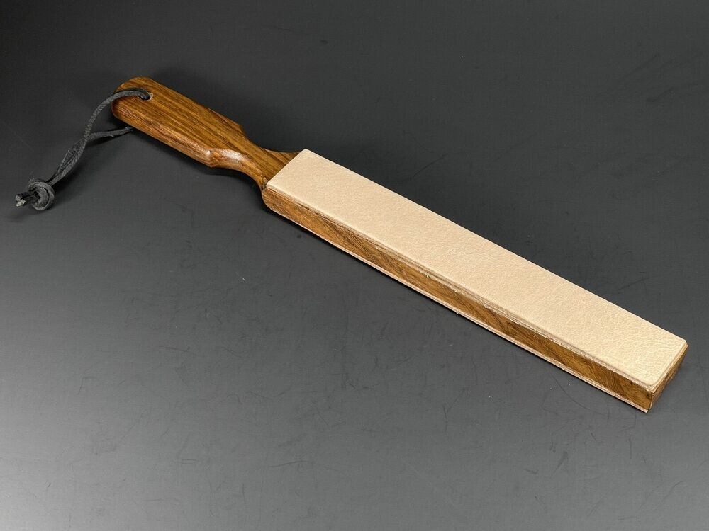 Hunting Leather Barber STROP Straight RAZOR & Knife Sharpening Shave ...