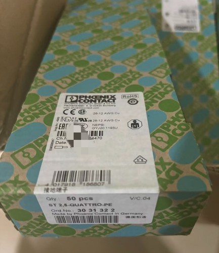 10PCS Phoenix Contact 3031322 grounding terminal ST 2,5-QUATTRO-PE | eBay