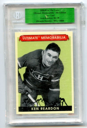 2004-05 ITG Ultimate Memorabilia #86 Ken Reardon 28/45 | eBay