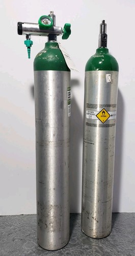 Lot Of 2 Portable Medical Oxygen Tank UN1072 Empty | eBay