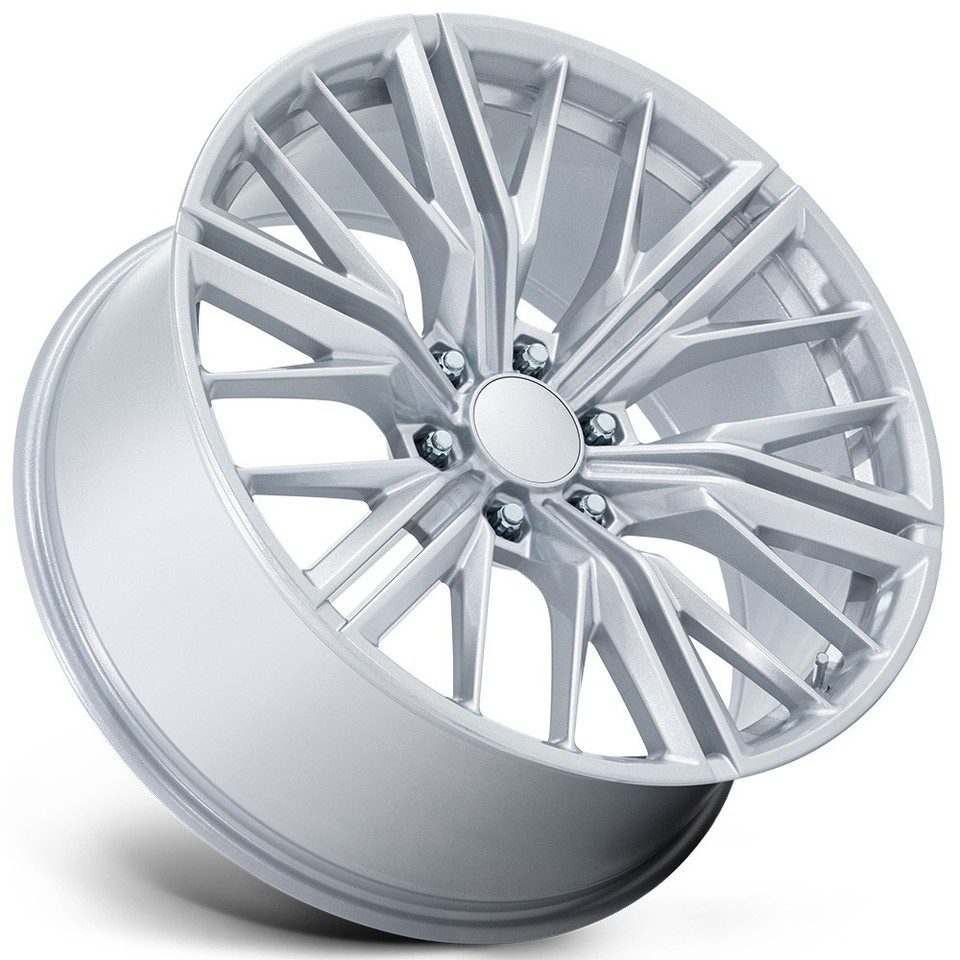 24x10"Performance Replicas Wheels PR227 Gloss Silver Rims | eBay