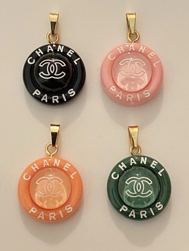 Lot Of 4 Chanel Zipper Pull Button Charms | eBay