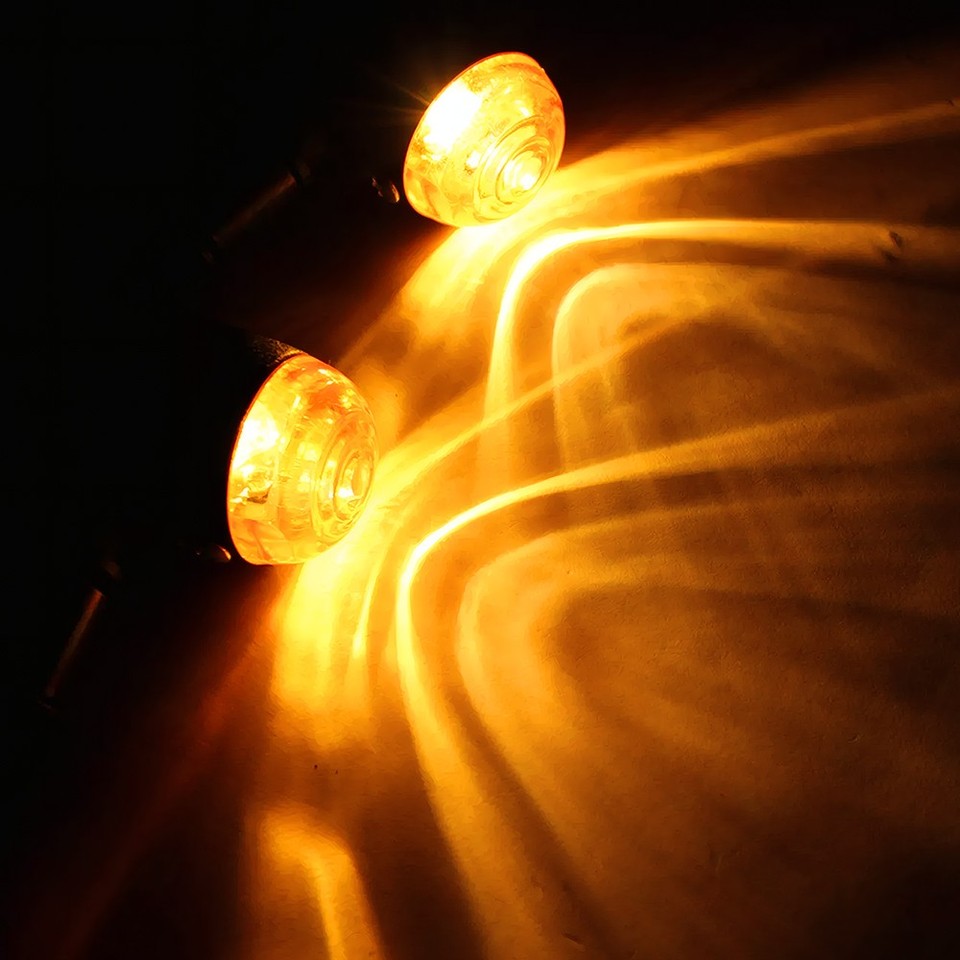 4pcs Motorcycle Blinker Turn Signals Lights For Honda Suzuki Yamaha ...