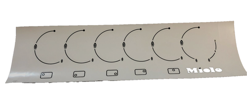 MIELE gas cooktop control panel print stickers DECAL & LOGO _ | eBay
