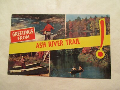Postcard Ash River trail Greetings from | eBay