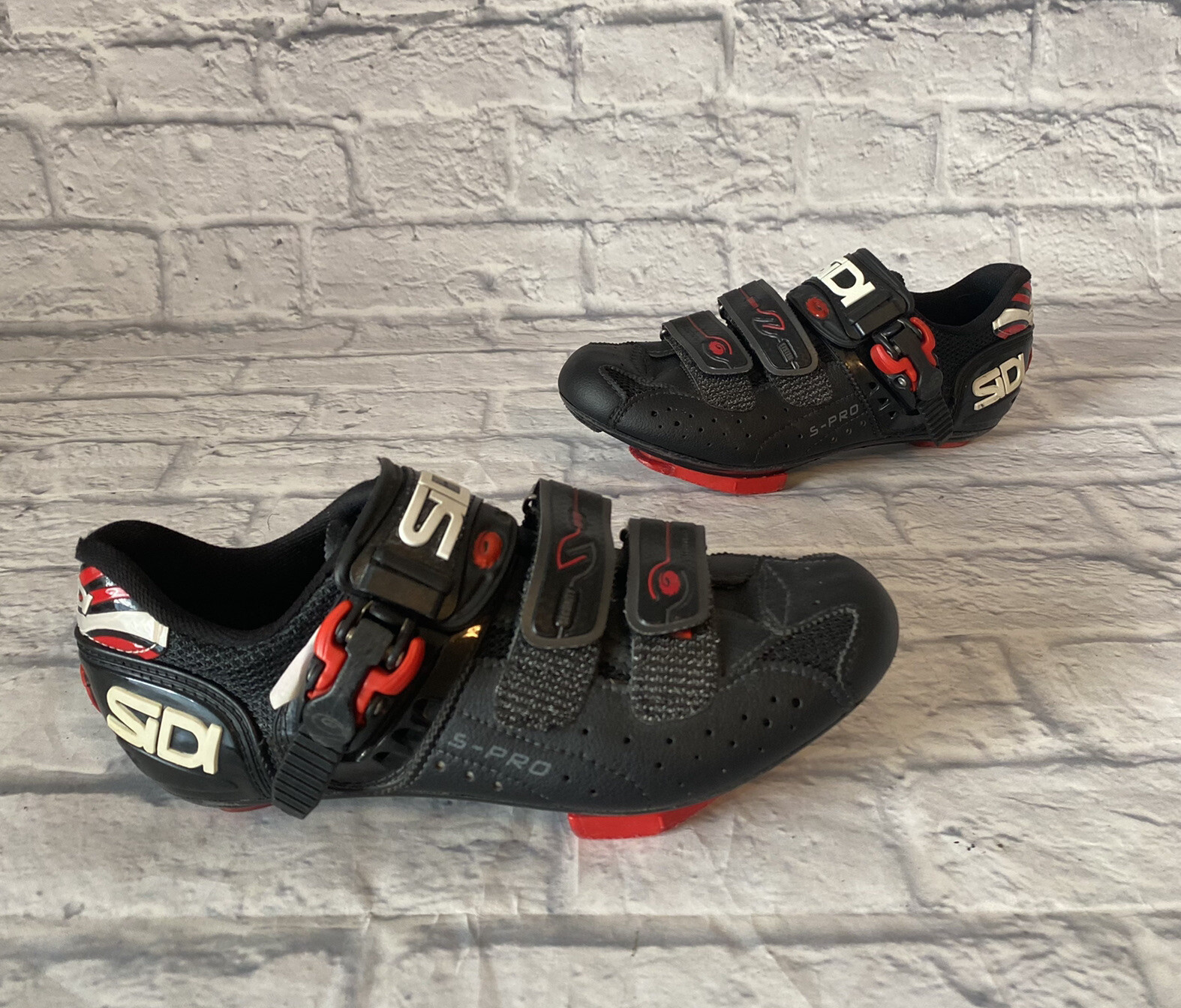 Sidi S-Pro Road Bike Shoes EU 39 Women’s Black 3 Bolt Millennium Carbon ...