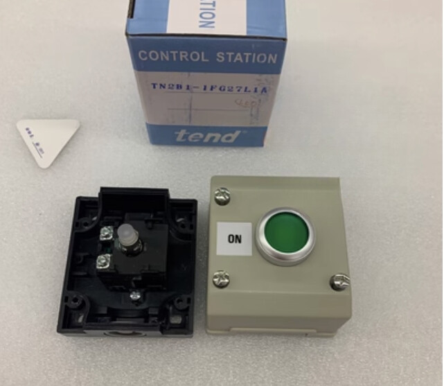 1PC NEW FIT FOR TEND button box with switch single hole box TN2B1 ...