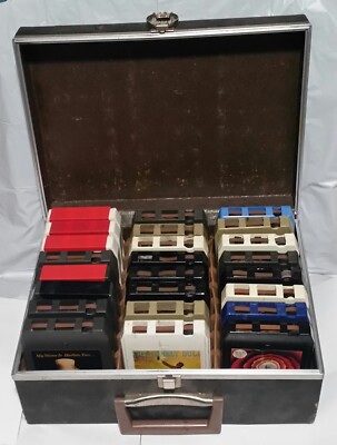 Vintage / Rare 8 Track Tapes. Various Artists with Carrying Protective ...