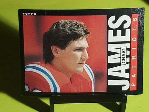1985 Topps Football #328 Craig James RC New England Patriots USFL | eBay