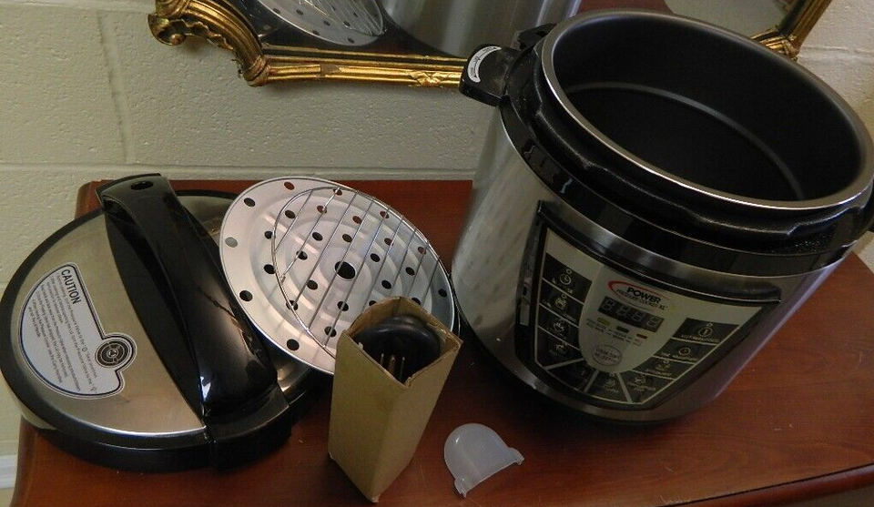 Tristar Power Cooker XL 6 Qt Pressure Cooker - Silver/Black - New! | eBay