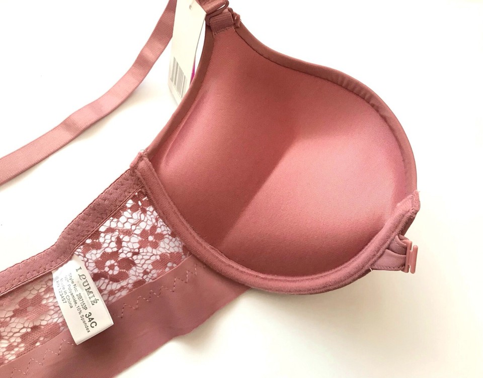 ILYS Front Closure Super Super Push Up Convertible Bra 32B,34B,38B,34C ...