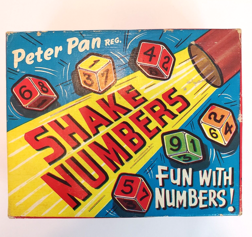 Vintage Shake Numbers Dice Game Peter Pan Games | eBay
