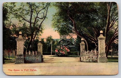 Miami Florida~Fort Dallas Downtown Park~Military Base Gates~Seminole ...