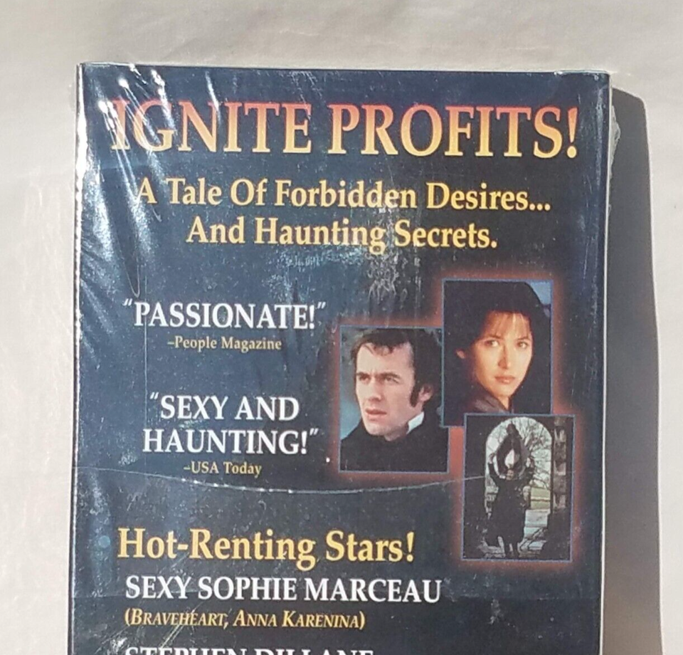 Firelight VHS Demo Tape Sealed New Sophie Marceau Stephen Dillane ...